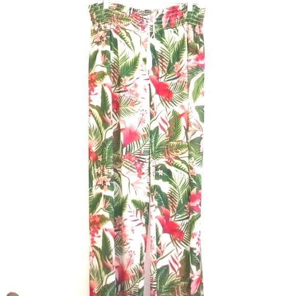 west loop | Pants & Jumpsuits | West Loop Tropical Island Wide Leg ...